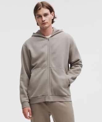 lululemon Steady State Hoodie mit Reißverschluss für Männer - Khaki - Größe 2XL