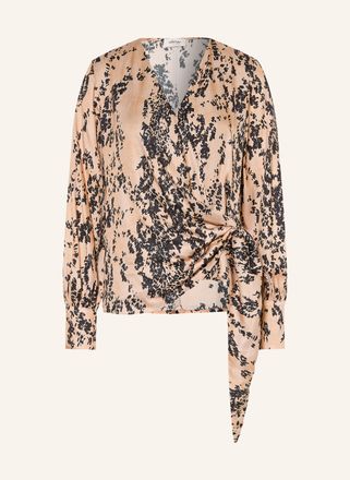 ottod'Ame Ottodame Wickelbluse beige