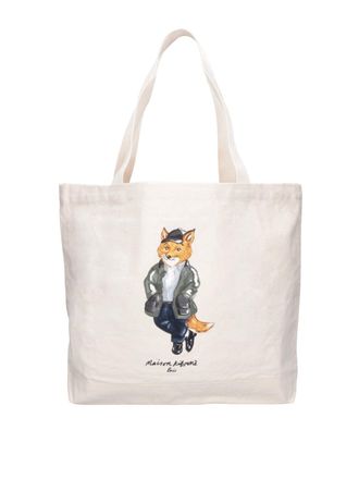 Maison Kitsun&eacute; Tote Bag Dressed Fox