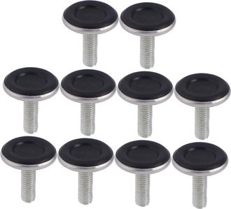 Soimiss 24 Stück Teiliges Verstellbare Möbel Fußpads mit Kunststoffschutz Höhenverstellbare Tisch und Stuhlbeine Geräuschdämpfende Nivellierfüße für Büro Zuha