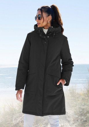 Elbsand Winterjacke mit verstellbarer Kapuze und aufgesetzten Taschen