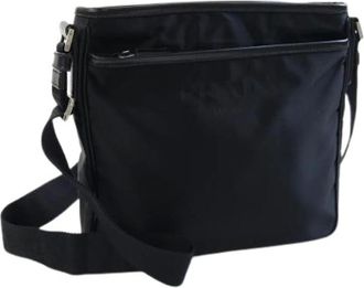 Prada unisex, Pre-owned, Noir, Taille: ONE Size Pre-owned Nylon sacs-prada