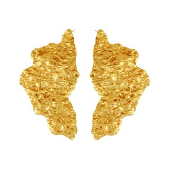 Dansk Copenhagen Femme, Accessoires, Jaune, Taille: ONE Size Courage Waterproof Triangle Statement Earring