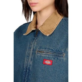 Dickies Veste d&eacute;lav&eacute;e en denim de coton