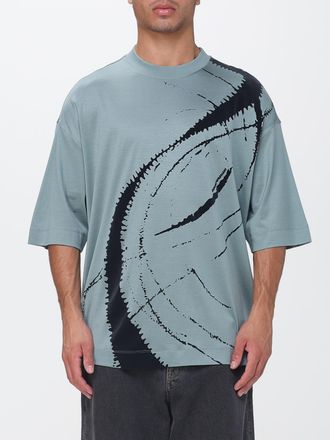 Emporio Armani T-Shirt Homme couleur Bleu Azur