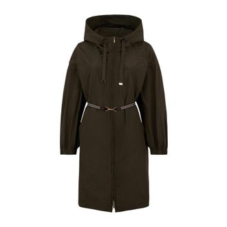 Max Mara Wasserabweisender Taffeta-Parka - - Coats - Damen - Gr&uuml;n - M