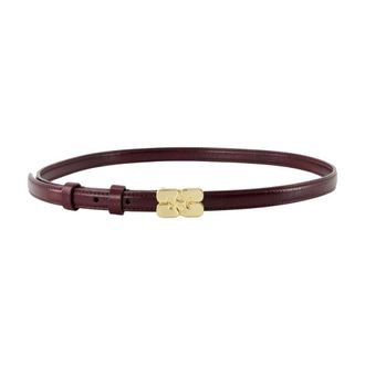 Ganni Kat Belt Small - - Accessories - Damen - Rot - M/L