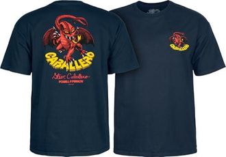 Powell Peralta Steve Caballero Dragon II T-Shirt Bleu Marine Taille S