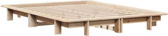 vidaXL Cadre de lit sans matelas 120x190 cm bois de pin massif Vidaxl
