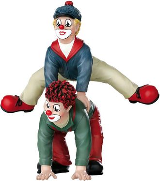 Gilde Gildeclown kleine Dekofigur und Sammlerst&uuml;ck der Bocksprug im hochwertige Geschenkkarton - Dekofigur Accessoire Dekoration Geschenk - handgefertigt - 