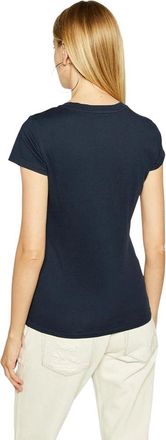 A|X Armani Exchange Sequin Logo T-Shirt - Blue