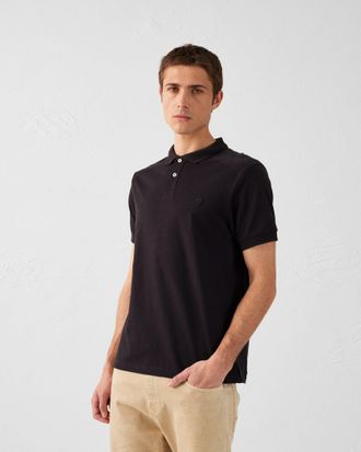 Jott Polo en coton Noir Alvaro - Taille XXL