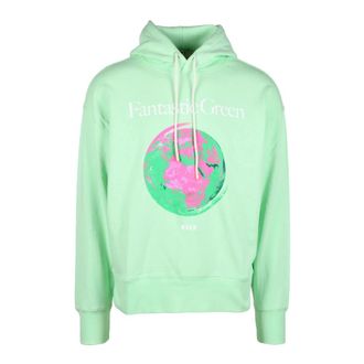 Msgm Baumwoll-Sweatshirt Modell - - Sweatshirts & Hoodies - Herren - Gr&uuml;n - XS