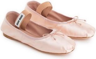 Miu Miu Seiden -Ballerinas - Rose