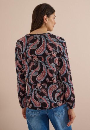 Cecil Langarmshirt mit Knotendetail