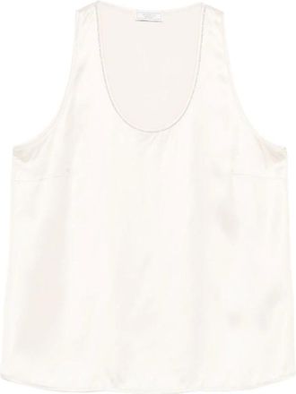 PESERICO Femme, Tops, Beige, Taille: 40 FR D&eacute;bardeur &agrave; col rond