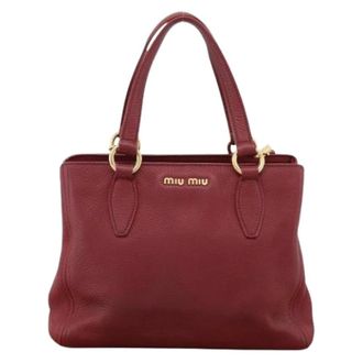 Miu Miu Damen, Pre-Owned, Rot, ONE SIZEGr&ouml;&szlig;e