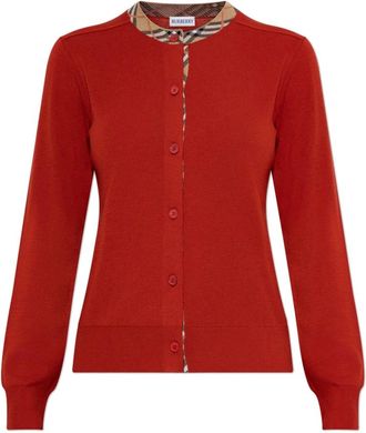 Burberry Femme, Pulls, Rouge, Taille: 38 FR Margot Cardigan