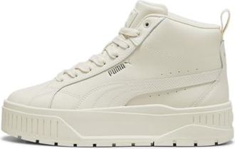Puma Karmen II Mid (397459-03) Baskets montantes pour femme en cuir naturel, confortables, &eacute;l&eacute;gantes, au quotidien et style urbain Blanc, Alpine Snow, 38.5