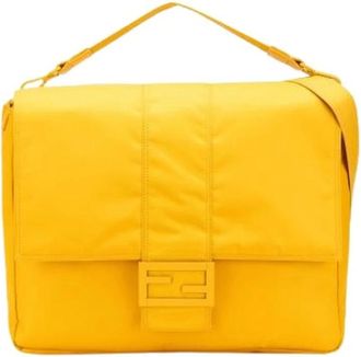 Fendi Pre-owned Vintage Satchel - Femme - Pre-owned - Jaune - Taille: ONE Size