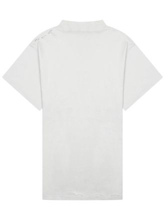 Balenciaga Printed Cotton T-Shirt - White