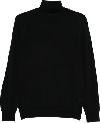 KANGRA pull à col roulé - Noir