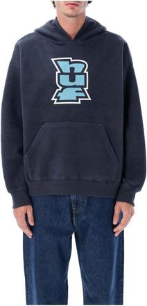 HUF Huf, Homme, Sweatshirts et sweats &agrave; capuche, Bleu, Taille: M Sweat &agrave; Capuche Classique Logo Pullover