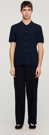 Sandro Chemise effet ajour&eacute;