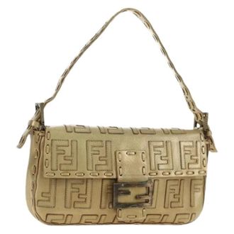 Fendi Pre-owned Vintage Zucca Schultertasche - - Pre-owned - Damen - Beige - ONE SIZE
