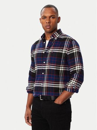 Tommy Hilfiger Hemd Hero Flannel MW0MW44592 Dunkelblau Regular Fit