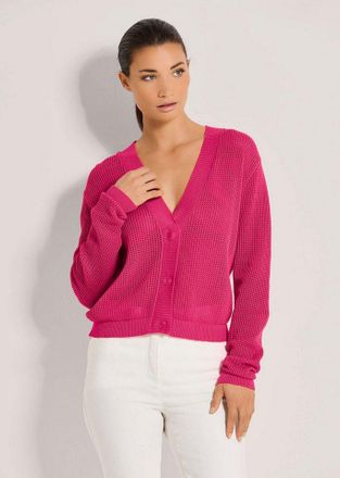 Madeleine Strickjacke Kurze Ajour-Strickjacke