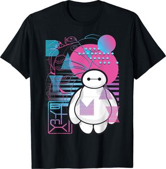 Disney Big Hero 6 Baymax Neonstil T-Shirt