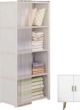 Generic Kleiderschrank, Kleiderst&auml;nder, Kleiderst&auml;nder, Kleiderschrank, Raum, staubdicht, Aufbewahrungsregal f&uuml;r Schrank, robust, leicht