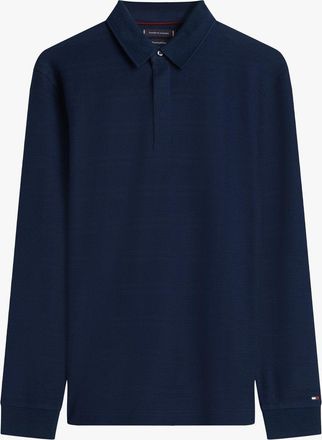 Tommy Hilfiger Polo manches longues en coton &agrave; d&eacute;tails