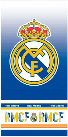 Real Madrid Toalla, Microfibra, 70 x 140 cm