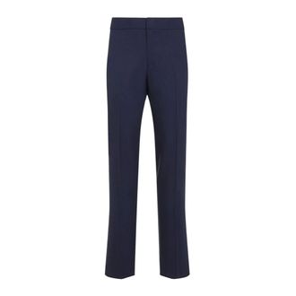 Ermenegildo Zegna Homme, Pantalons, Bleu, Taille: L Pantalon en lin Oasi