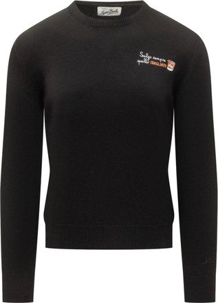MC2 Saint Barth Femme, Pulls, Noir, Taille: 36 FR New Queen Sweater