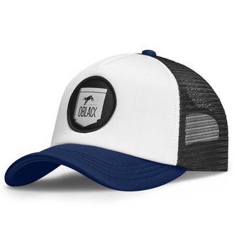 Oblack Trucker Cap Wei&szlig; Cap Herren Blue Navy Blau Basecap Herren Kappe Herren mit Schwarz M&uuml;tze f&uuml;r Damen Snapback Caps M&auml;nner Hut - Baseball Cap