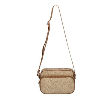Borbonese Femme, Sacs, Beige, Taille: ONE Size Sac Multicolore