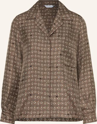 Max Mara Seidenbluse Mxmdisco braun