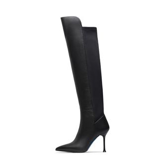 Loriblu Femme, Chaussures, Noir, Taille: 37 EU Bottes cuissardes