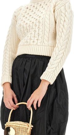 Patou Wool and Cashmere Blend Sweater - Ivory