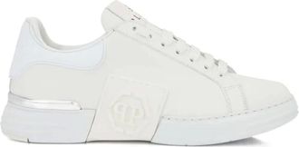 Philipp Plein Homme, Chaussures, Blanc, Taille: 40 EU Lo-Top Baskets