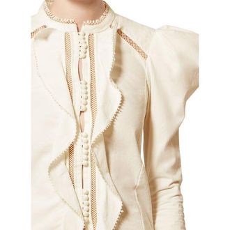 Isabel Marant Chemise Calina &agrave; volants en coton