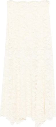 Paco Rabanne lace maxi skirt - Nude