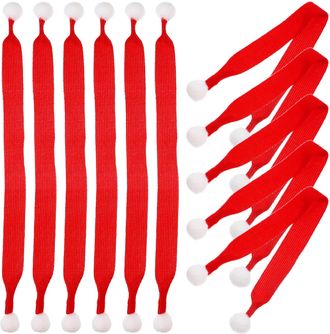 Cabilock 20st&uuml;cke Mini-weihnachtsschal f&uuml;r Puppe Weinflaschen-schal Dekorativer Mini-schal Gastgeschenk DIY-mini-schal Weihnachtsdekoration f&uuml;r Zuhause Austaus