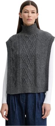 A.P.C. A.p.c., Femme, Pulls, Gris, Taille: 38 FR Pull Cameron Gilet