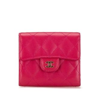 Chanel Pre-owned Leder Portemonnaies - - Pre-owned - Damen - Rosa - ONE SIZE