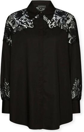 Elena Miro Damen, Blusen & Hemden, Schwarzk, 2XLGröße