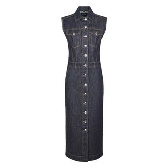 Sportmax Farfalla Kleid - - Dresses - Damen - Blau - S
